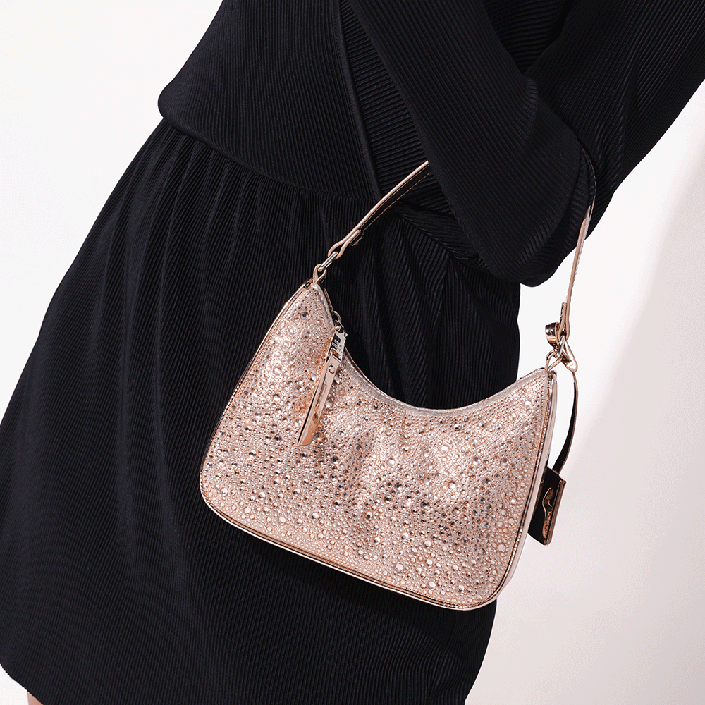 Steve Madden ženska torba sa cirkonima BMARTAJ - ROSE GOLD