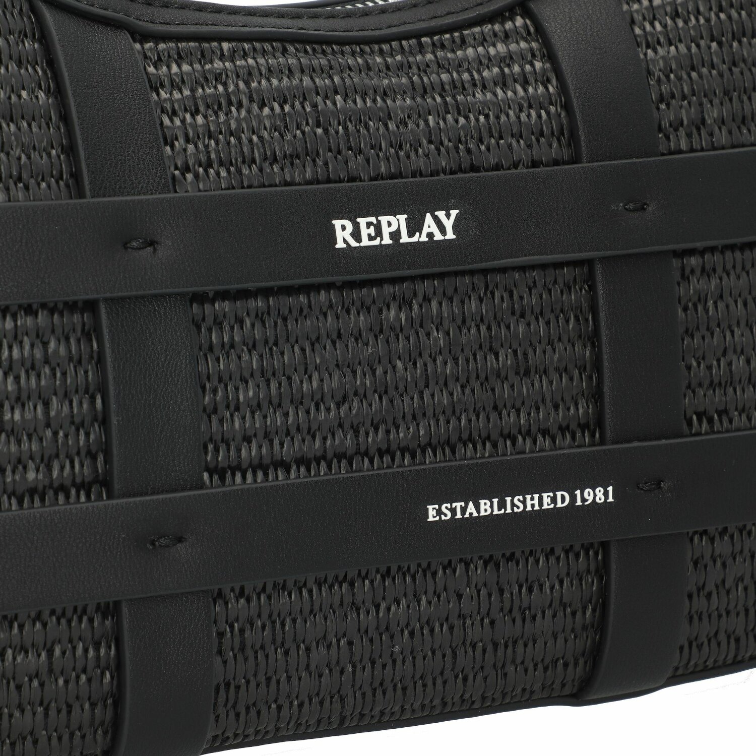 Replay ženska pletena torba FW3616.000.A0463 - BLACK