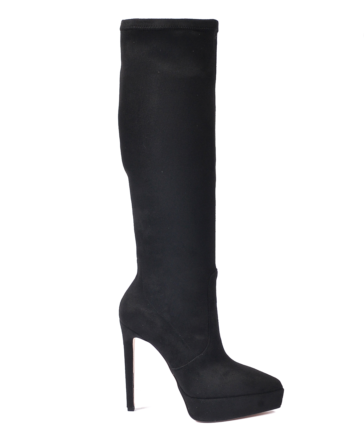 Sofia Baldi ženske duge čizme sa potpeticom 09003 - BLACK STRETCH